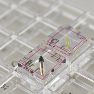 Periodic Table of the Elements, Acrylic Box, for All 1 Inch (25.4 Mm ...