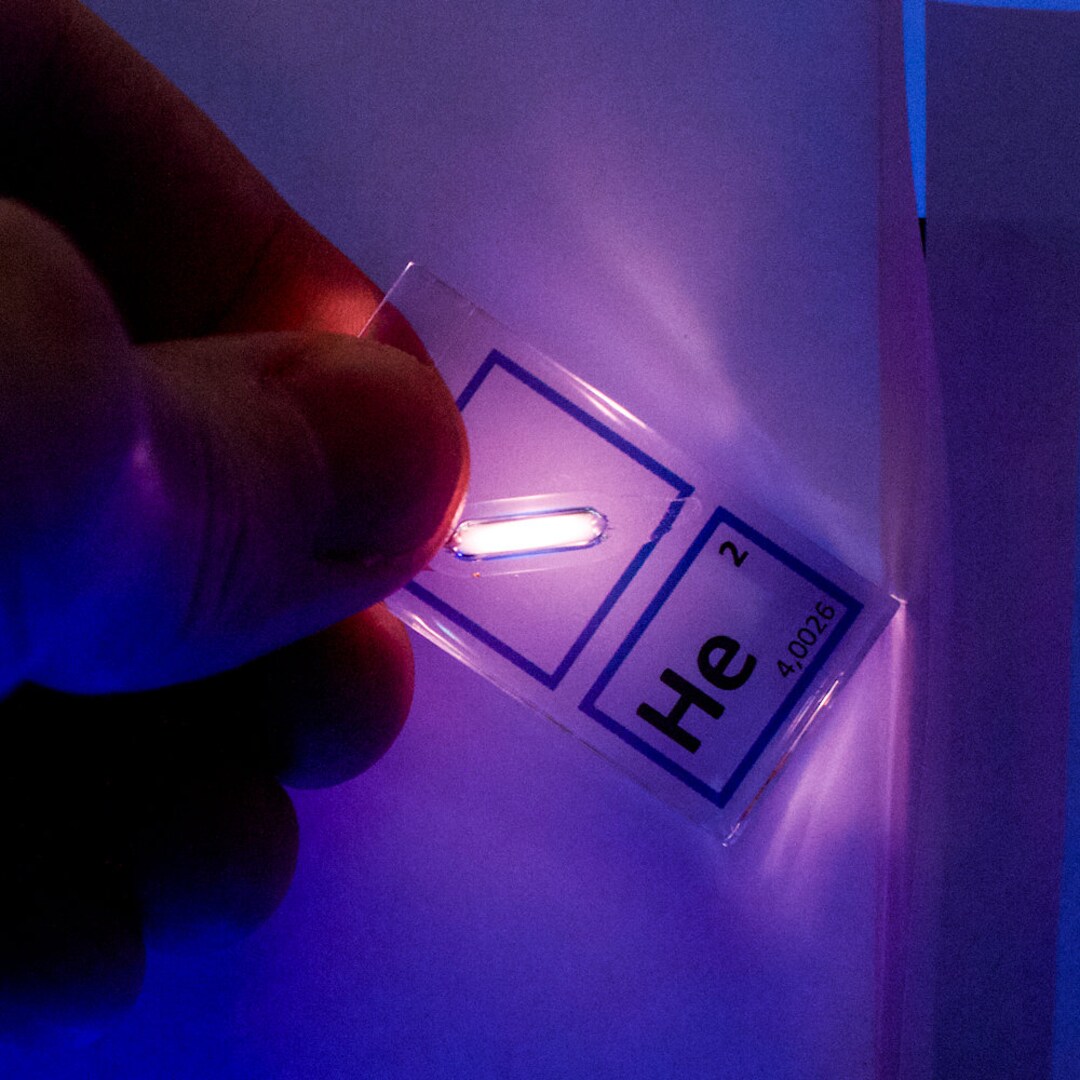 Helium Mini Ampoule for Collection, Helium Keychain, Periodic Table of ...