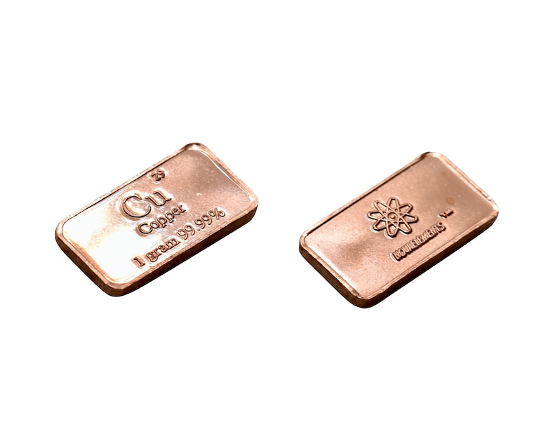 Copper Ingot, Periodic Table of the Elements, Metallic Copper Ingot 1 ...