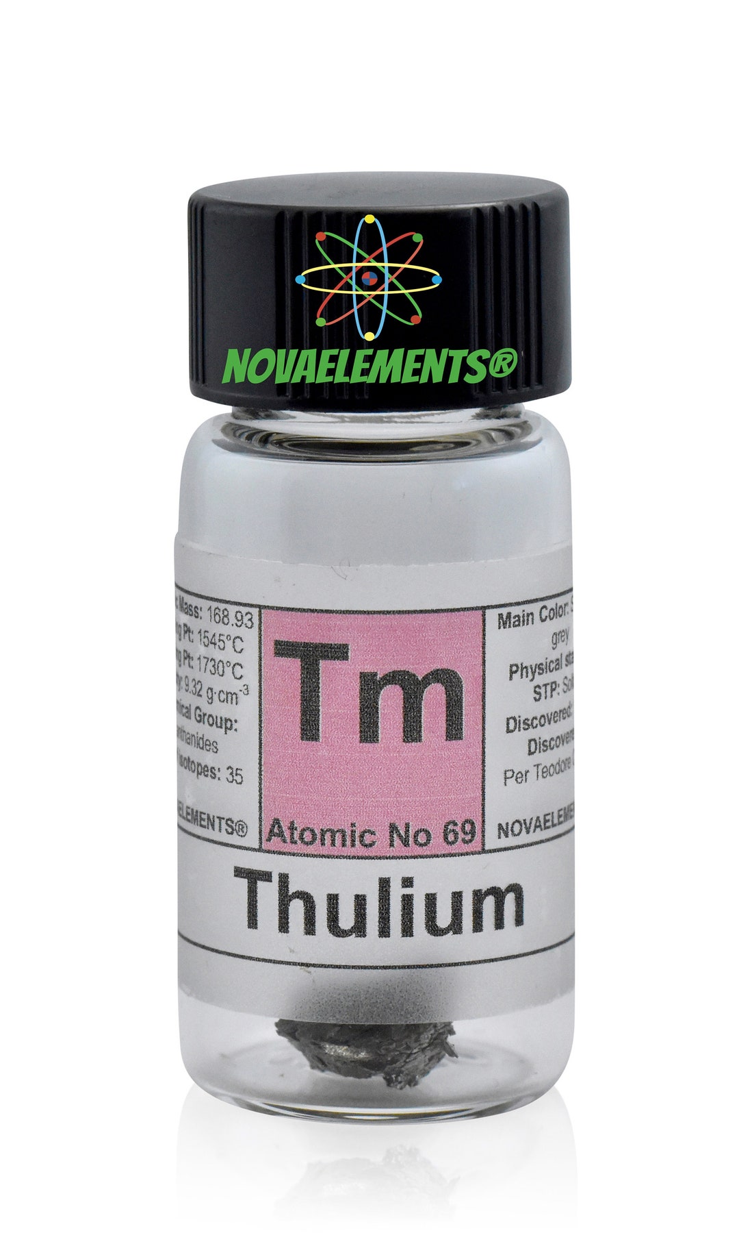 Thulium Metal Element 69, Periodic Table of Elements, Thulium Metal ...