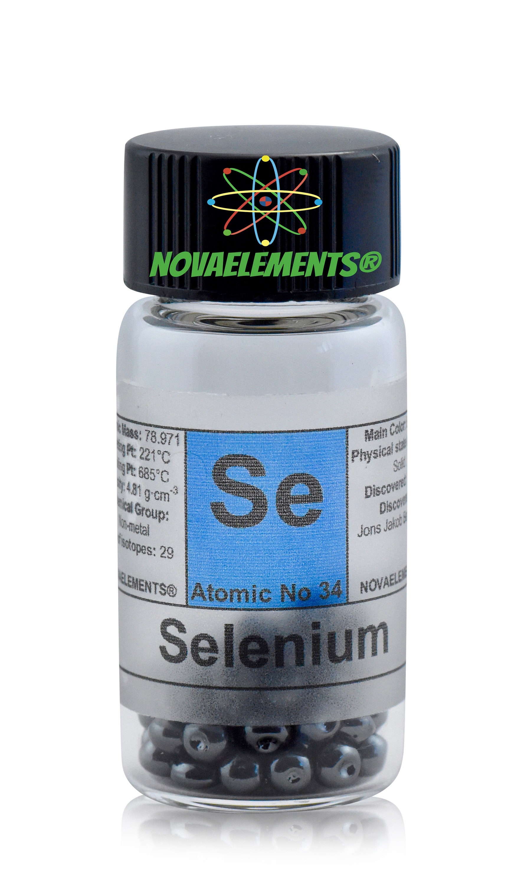 Selenium Element 34, Periodic Table of Elements, Selenium Vial ...