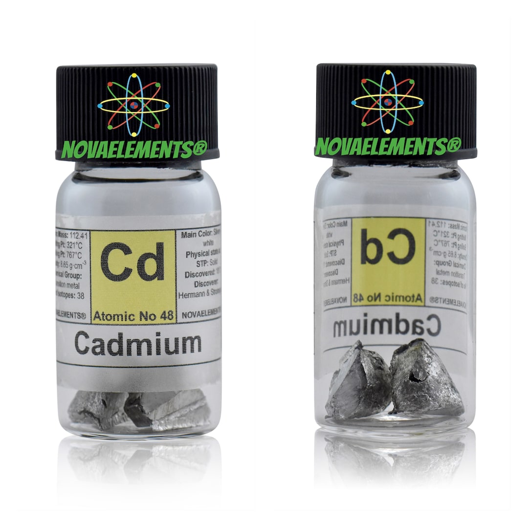 Cadmio Metallico Elemento 48, Tavola Periodica Degli Elementi, Cadmio ...