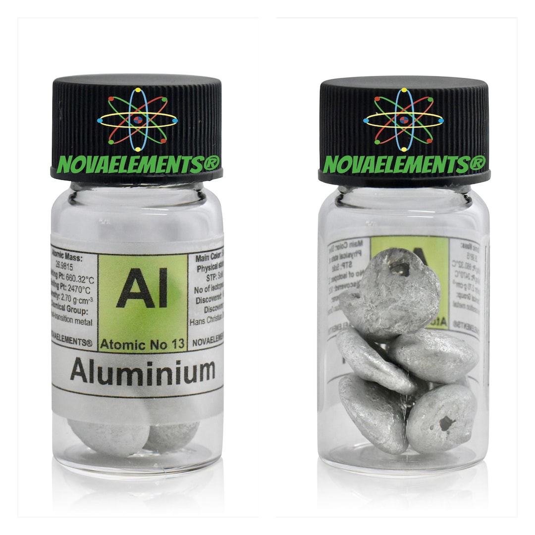 Aluminum Metal Element 13, Periodic Table of Elements, Aluminum Metal ...