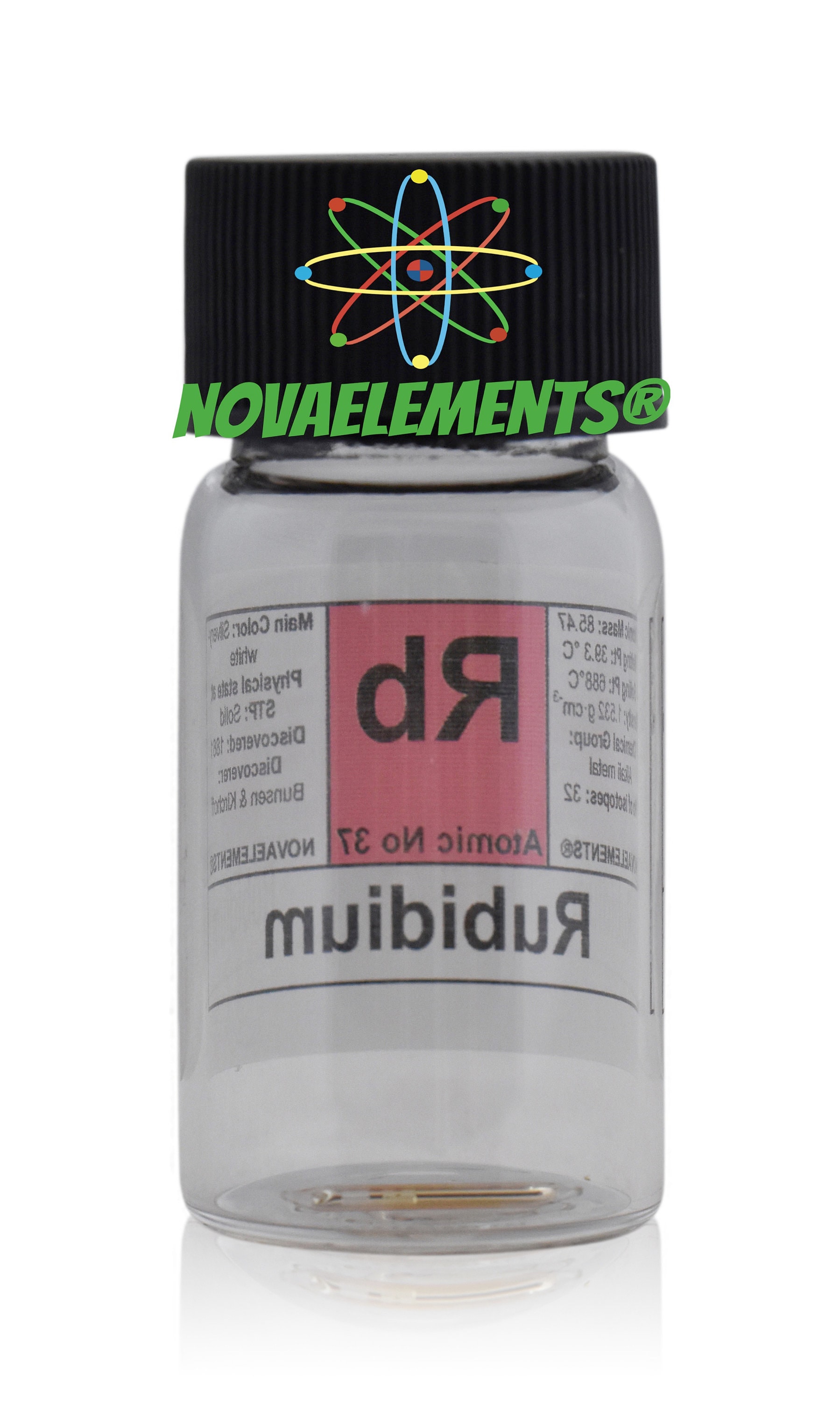 Rubidium Metal Element 37, Periodic Table of the Elements, Rubidium ...