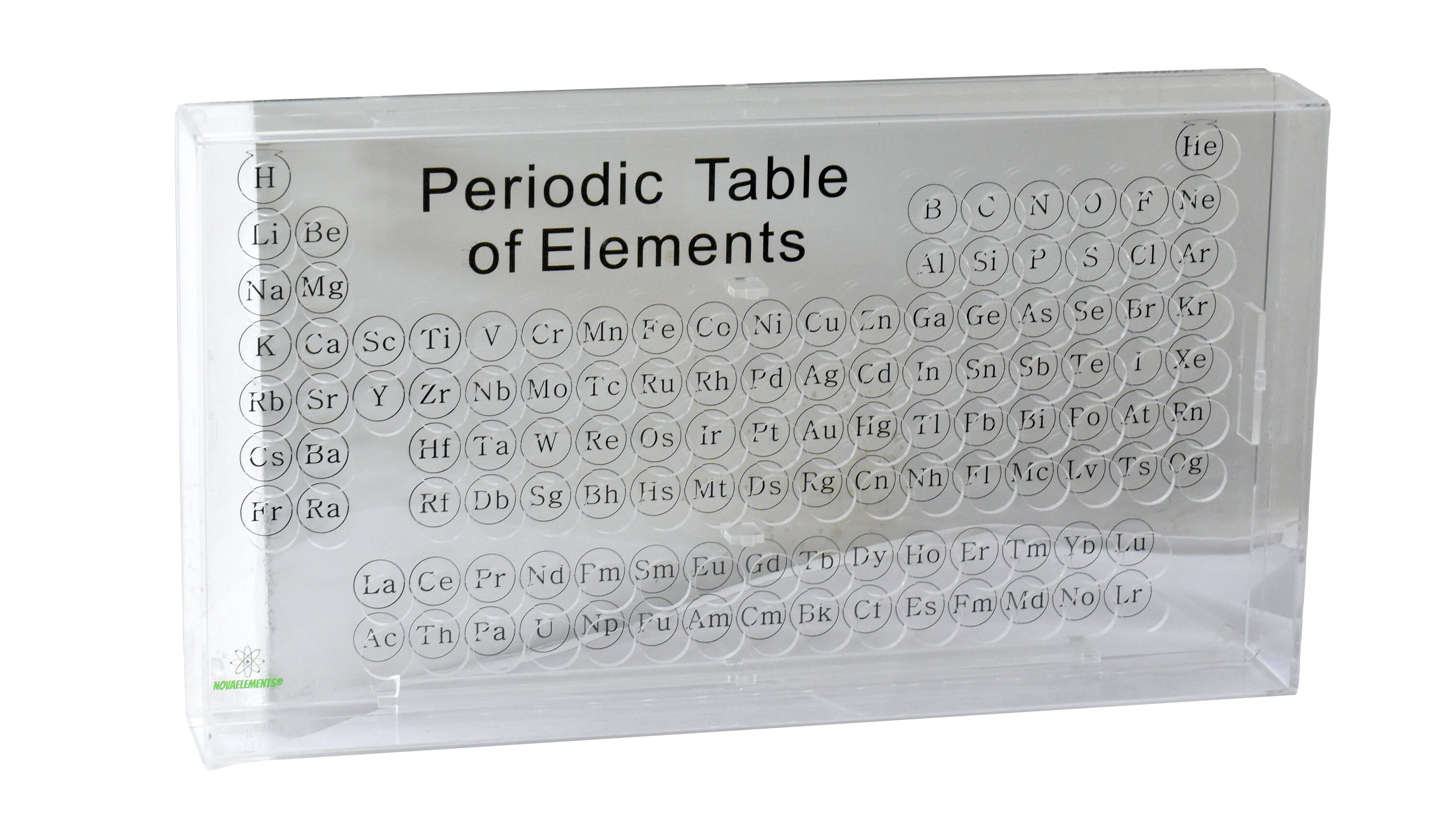 Portable Periodic Table of the Elements With Real Elements, Set of 82 Chemical Elements ...