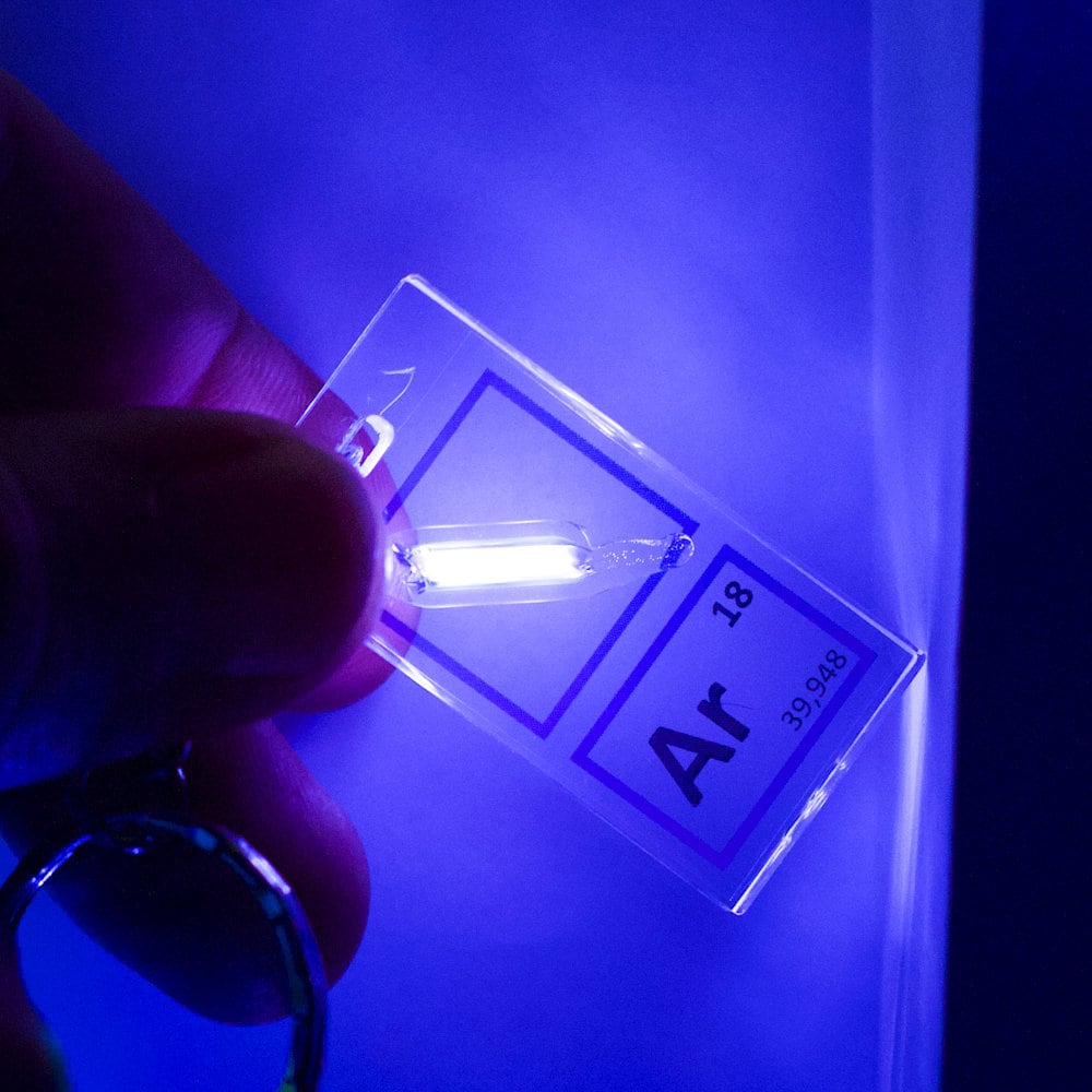 Argon Mini Ampoule for Collection, Argon Keychain, Periodic Table of ...