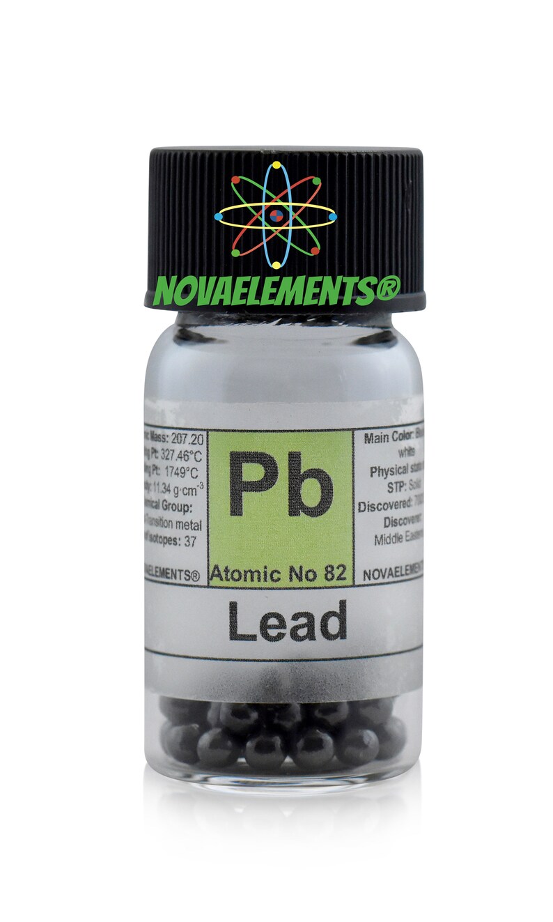 Metallic Lead Element 82, Periodic Table of Elements, Lead Metal, Lead ...