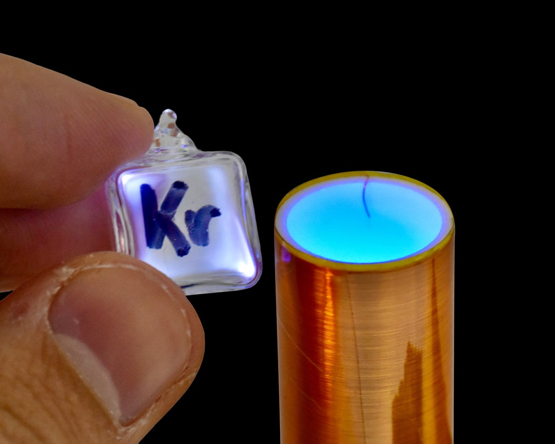 Krypton Rarefied Gas, Periodic Table of the Elements, Krypton Element ...
