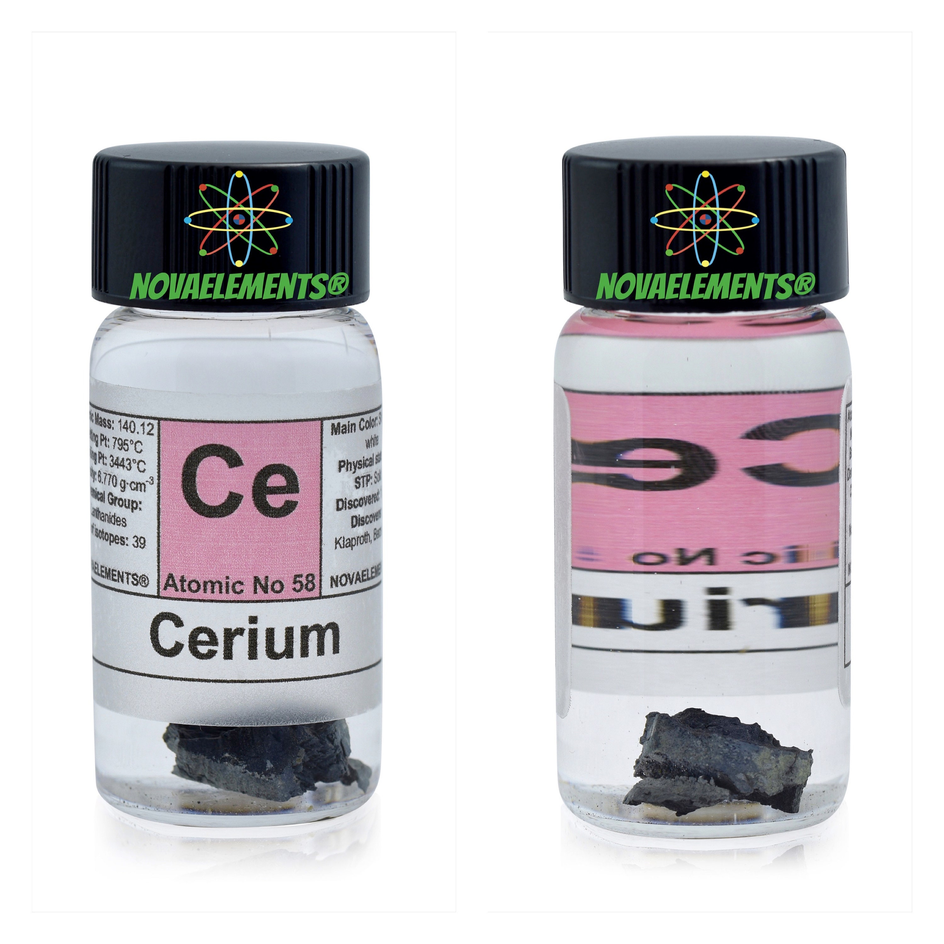 Cerium Metal Element 58, Periodic Table of Elements, Cerium Metal ...