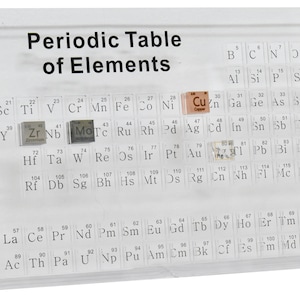 Periodic Table of the Elements, Acrylic Box, for All 1 Inch (25.4 Mm ...