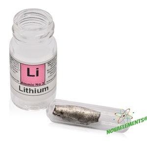 Litio Metallico Ampolla, Tavola Periodica Degli Elementi, Litio Metallo ...