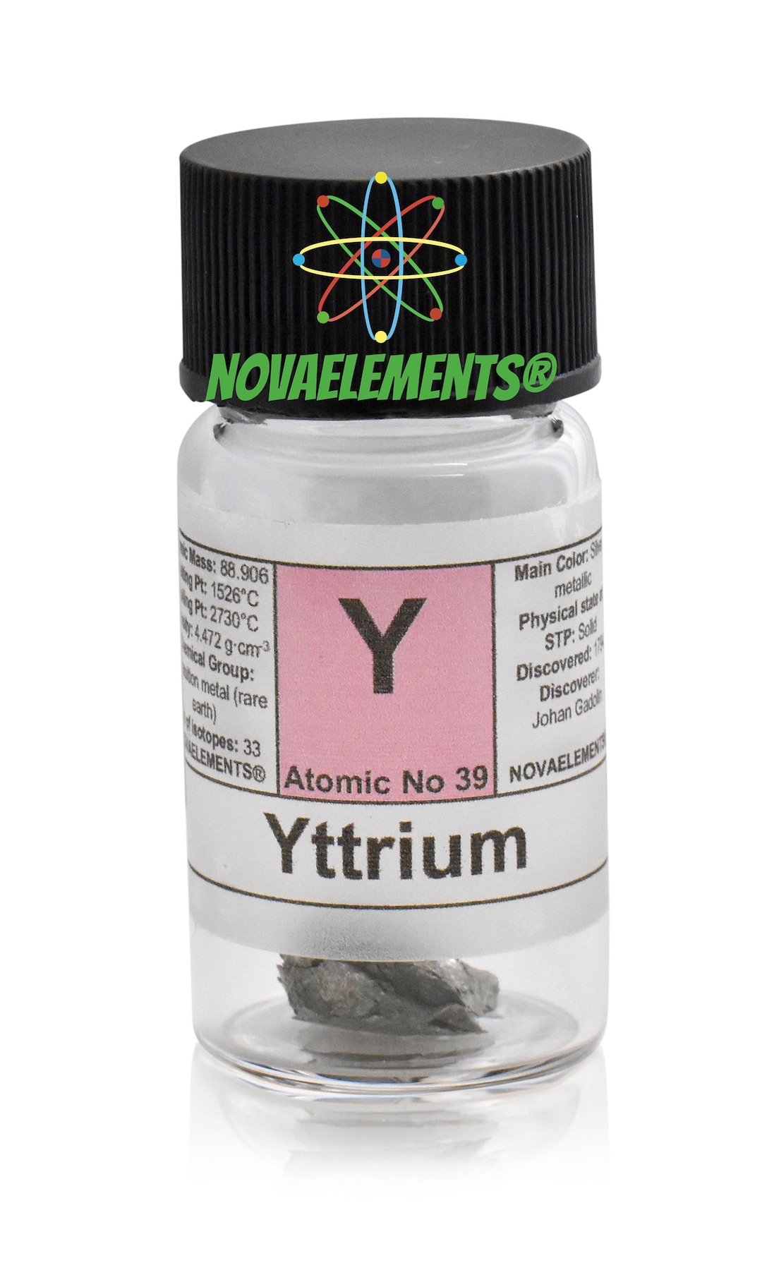 Yttrium Metal Element 39, Periodic Table of the Elements, Yttrium ...