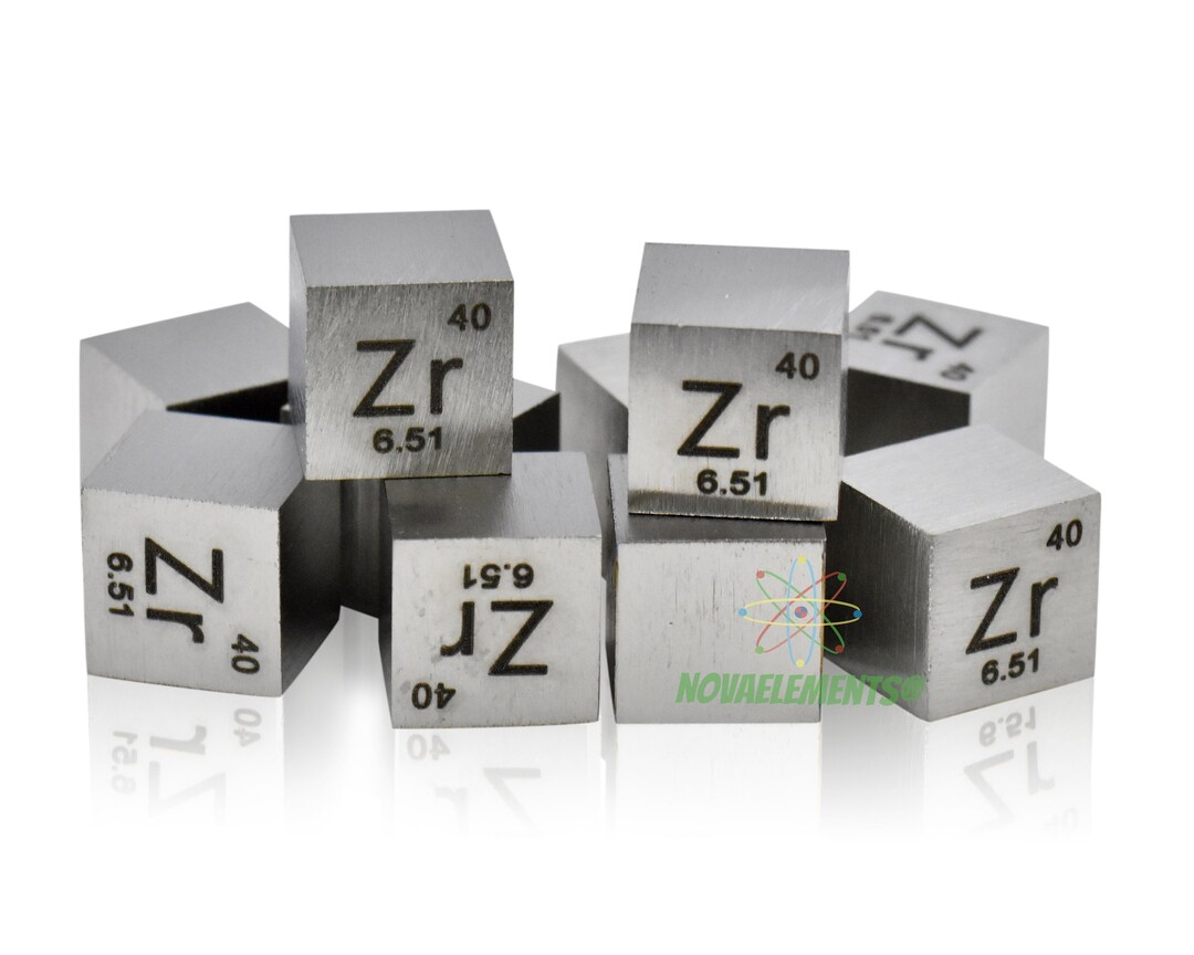 Cubic Zirconium Density 10x10x10mm, Periodic Table of the Elements ...