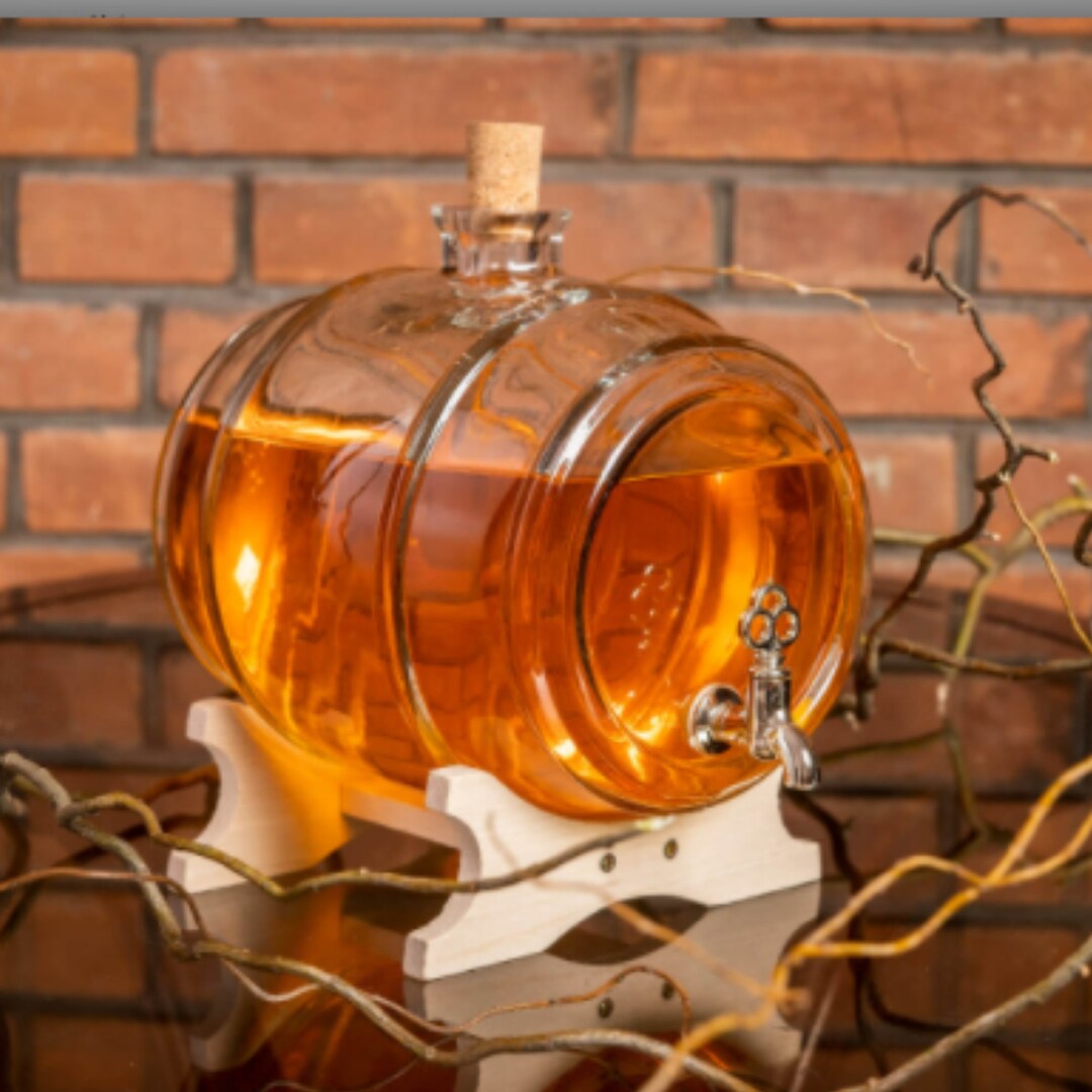 Personalized Glass Whiskey Barrel Vodka Beer for Wedding, Birthdays - Etsy