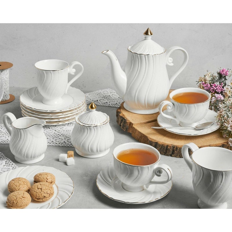 Ceramic Tea Set - Etsy