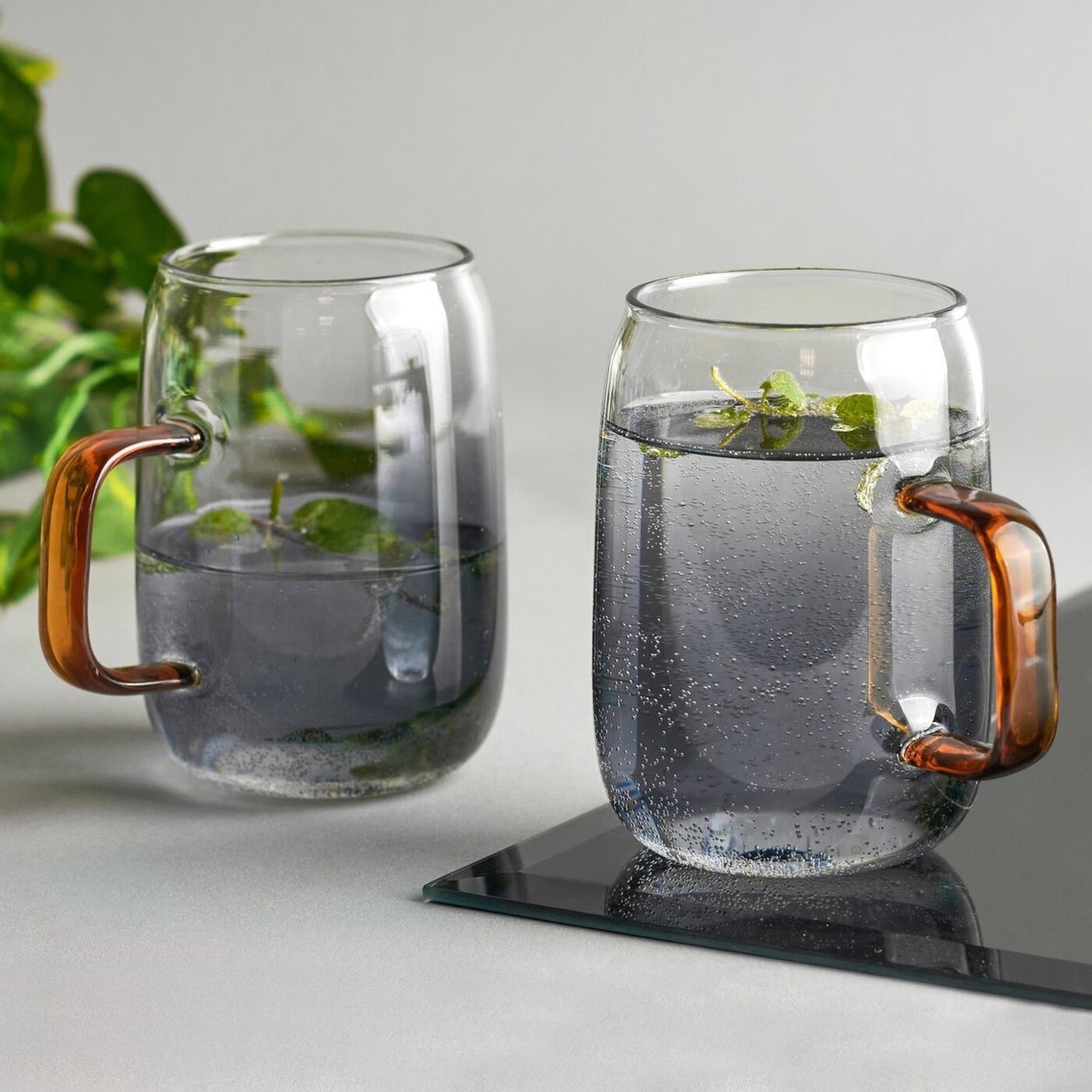 Glass Water Pitcher Jar 1.5 L and 2 Glasses 300 Ml - Etsy
