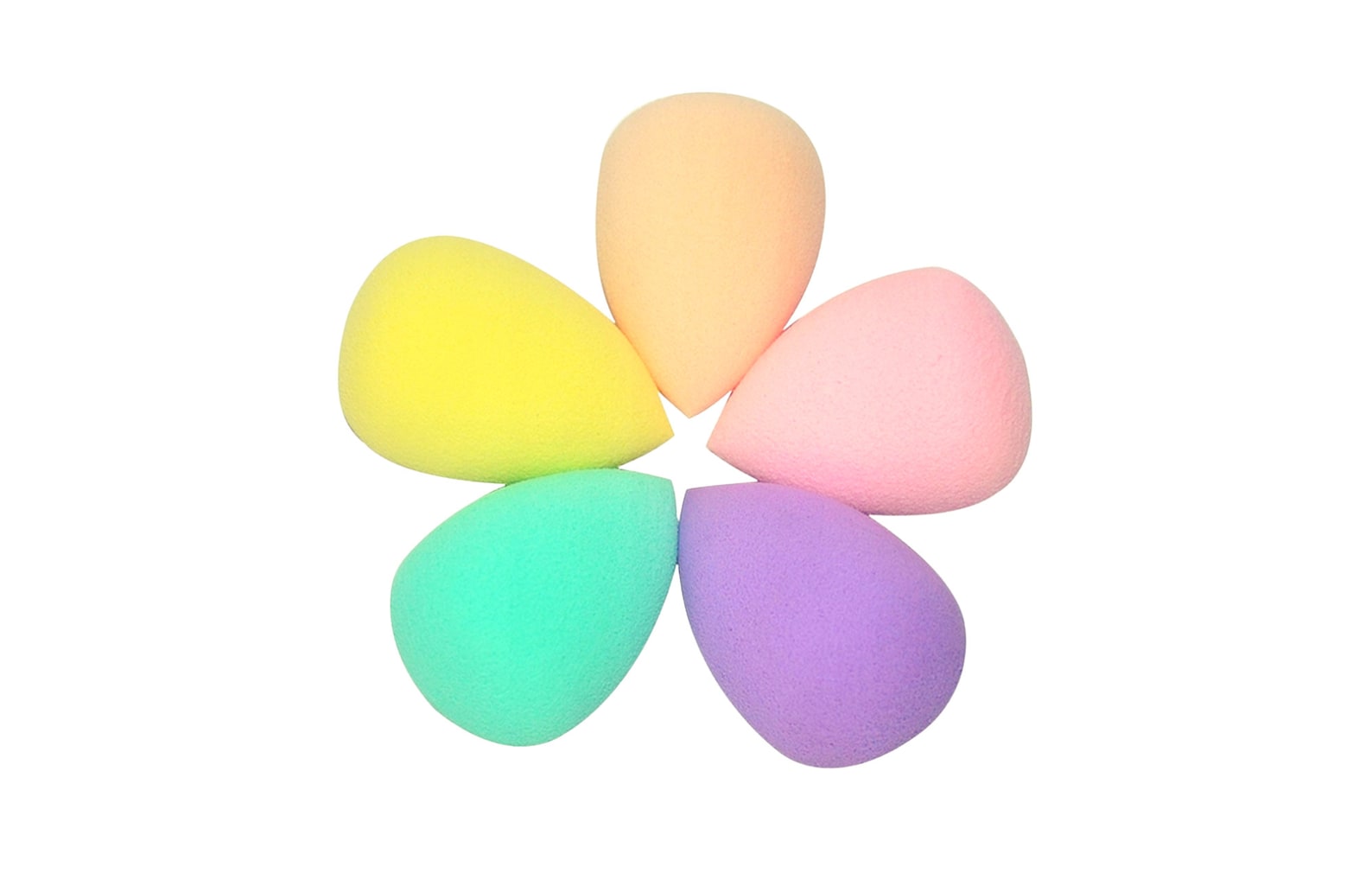 10x Teardrop Beauty Sponge Egg Shape Make up Blender Set for Foundation ...