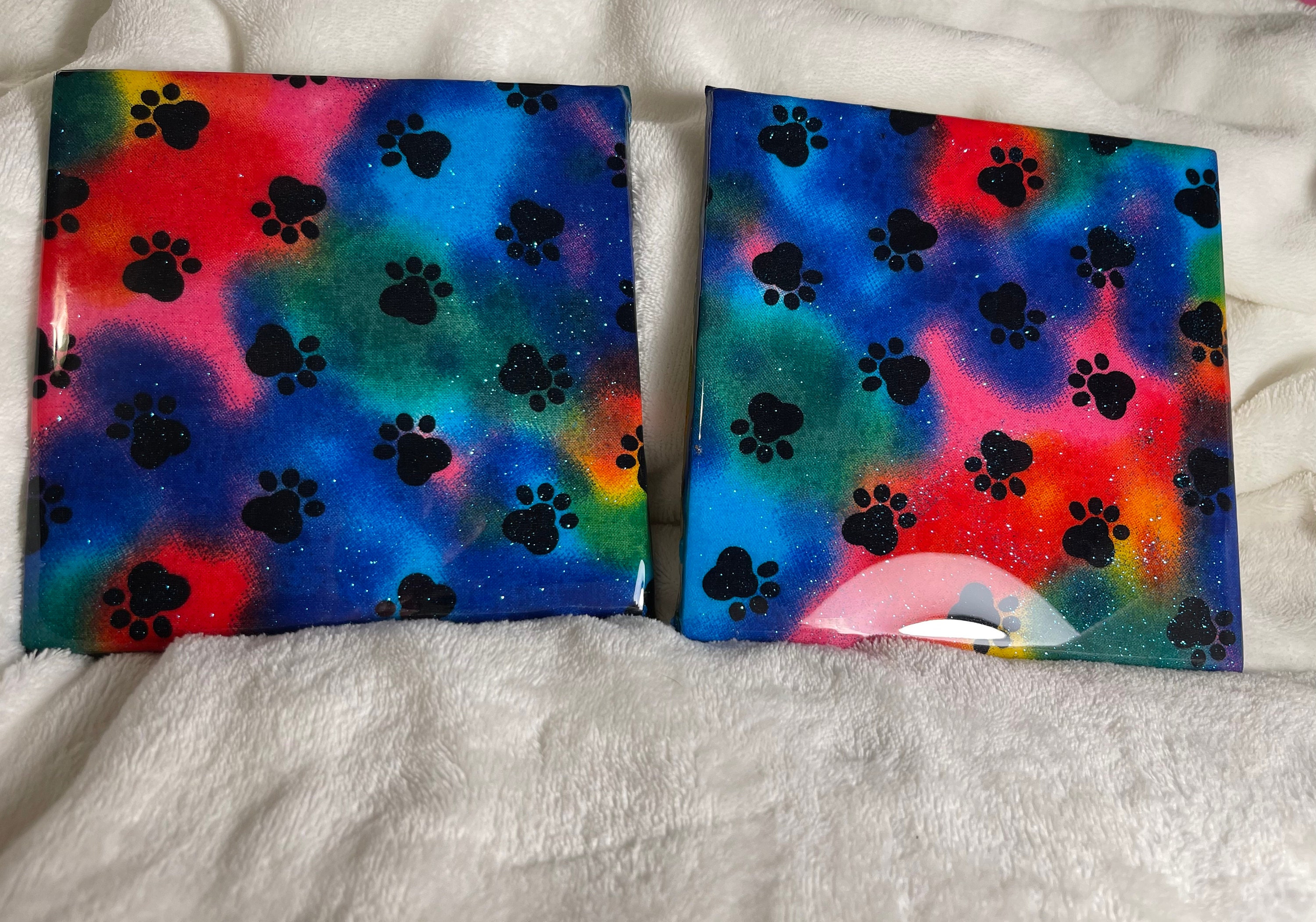 Paw Print Ceramic Tile - Etsy
