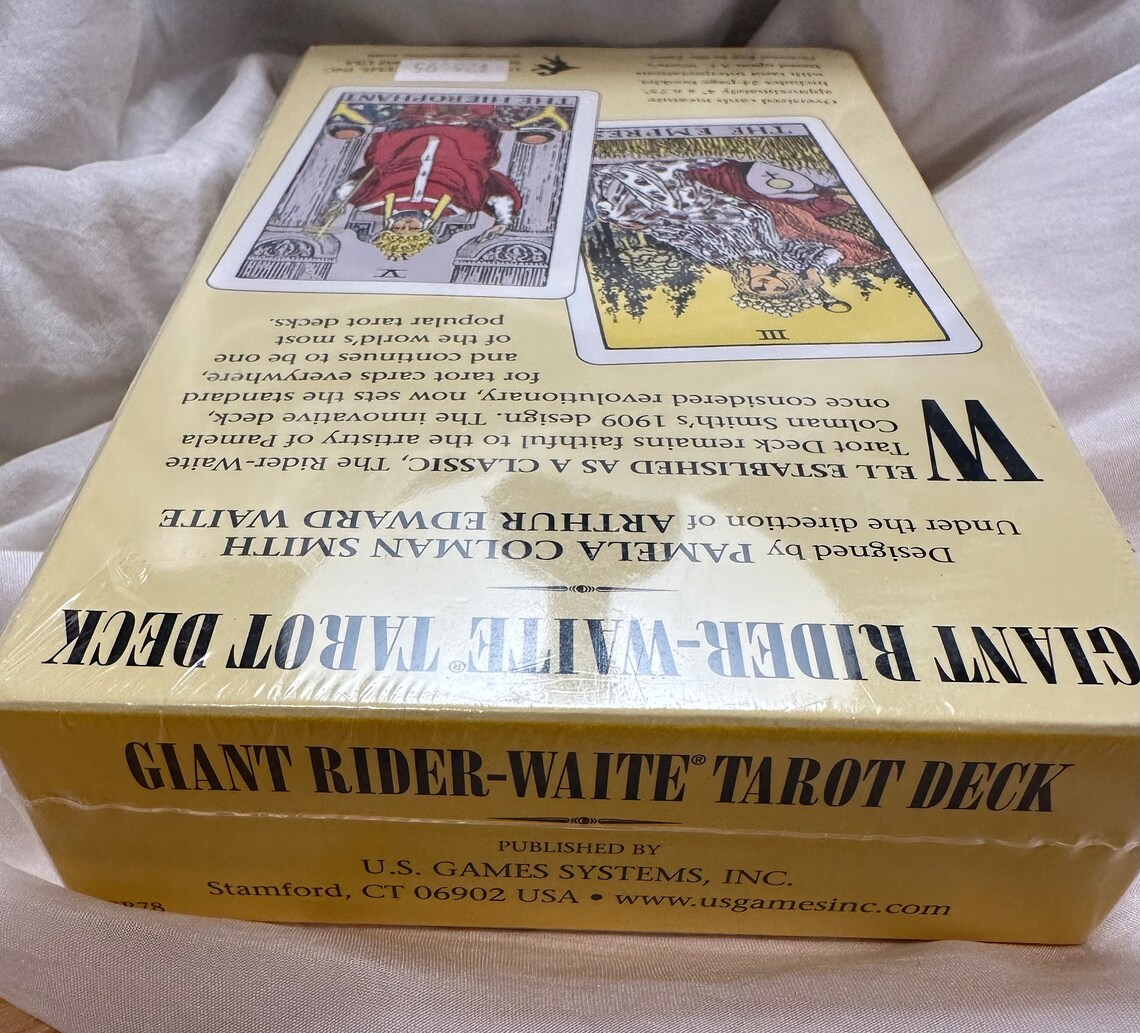 Giant Rider-waite Tarot Deck: 78 Lg. Size Tarot Cards W/ Enclosed Guide ...