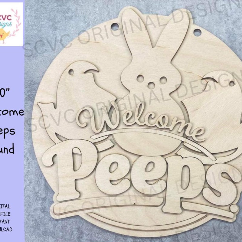 Welcome Peeps Svg - Etsy