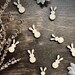 Wooden Easter Table Confetti | Easter Table Decorations / Easter Bunny ...