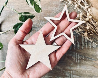 10 or 20 Star Cutouts - Etsy