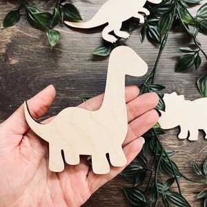 Pack of 5 Wooden Dinosaur Shapes / Wall Art / Dinosaur Pattern Dinosaur ...