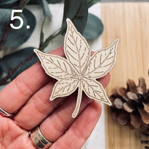 7x Wooden Leaves / Leaf Shapes Laser Cut Leaves Craft Leaf Cut Out - Etsy