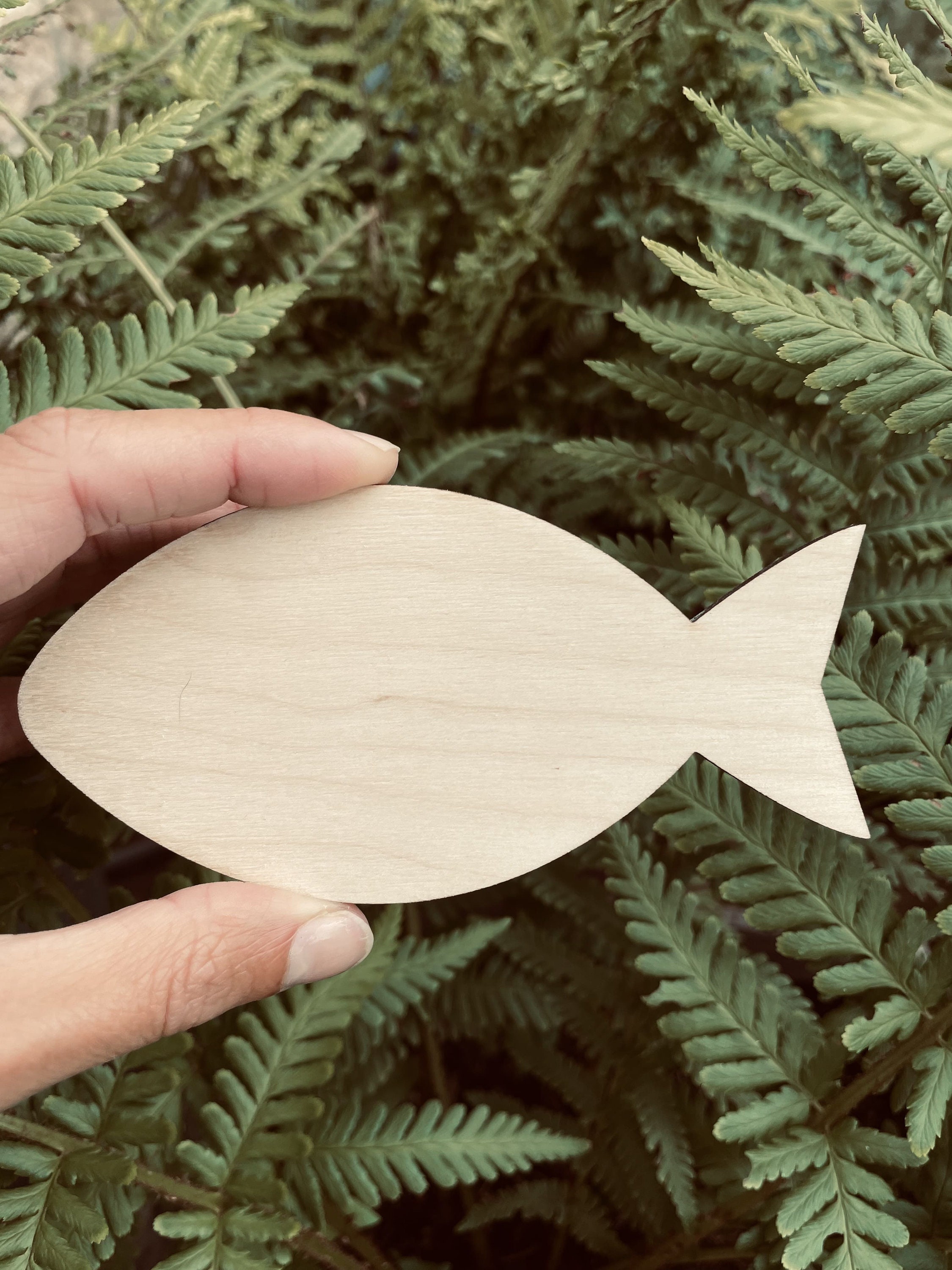 10x Wooden Fish Shapes / Fish Blanks From 40mm Tall 3mm - Etsy UK