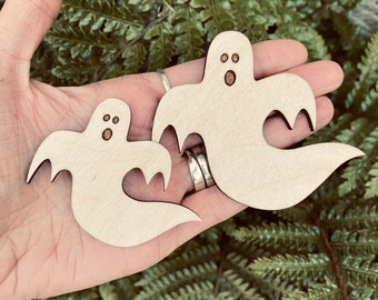 10x Wooden Ghost Scary Comic Howling Craft Shapes 3mm Plywood - Etsy