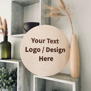 Customisable Logo Business Sign | Personalised Business Sign Laser ...