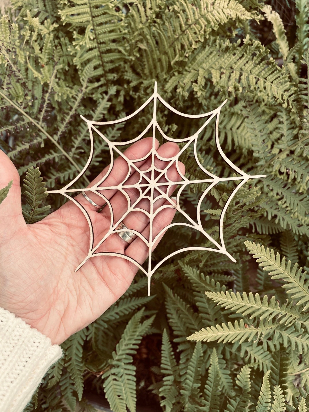 Wooden Halloween Spider Web Shapes Decor | Halloween Decor | 3mm Thick ...