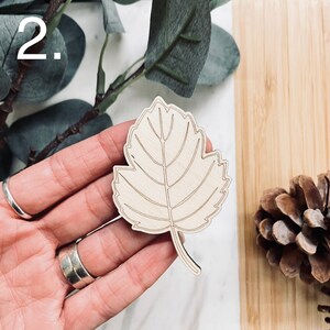 7x Wooden Leaves / Leaf Shapes Laser Cut Leaves Craft Leaf Cut Out - Etsy