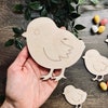 Wooden Easter Table Confetti | Easter Table Decorations / Easter Bunny ...