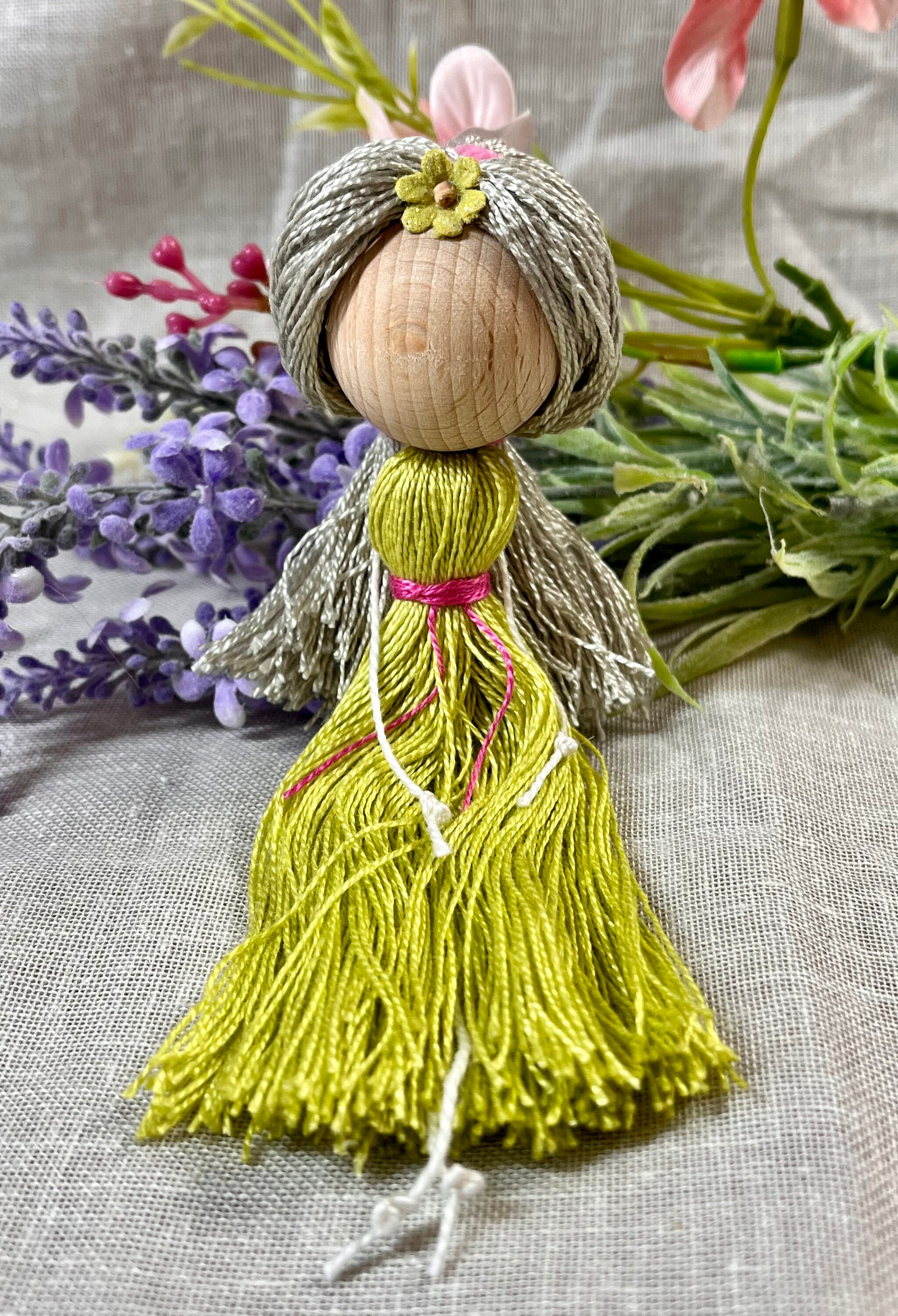 Macrame Tassel Dolls - Etsy
