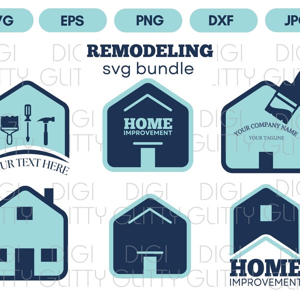 Home Remodeling Logo - Etsy