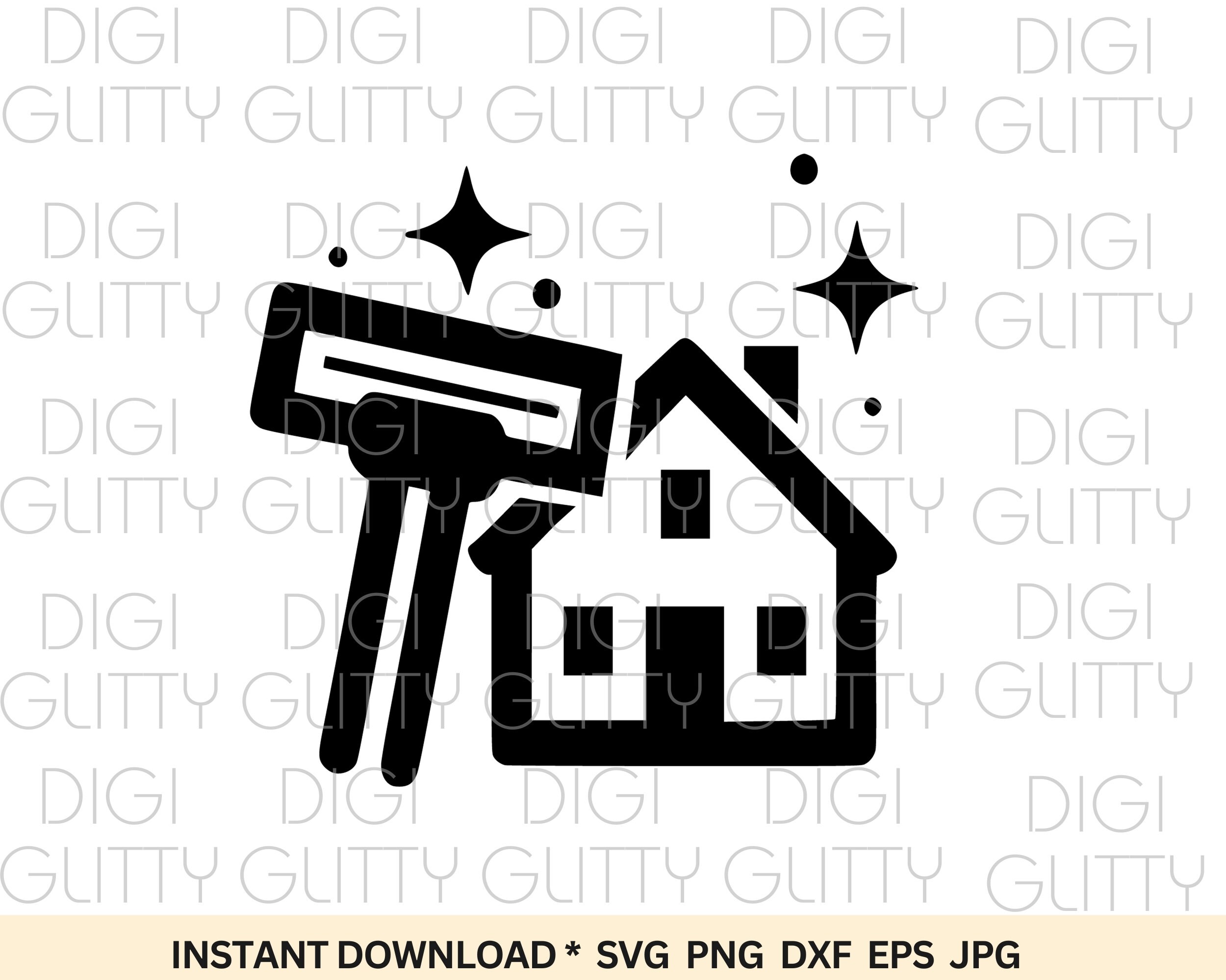 Cleaning SVG Bundle, 12 Icons for DIY Projects, Vector, Clean SVG for ...