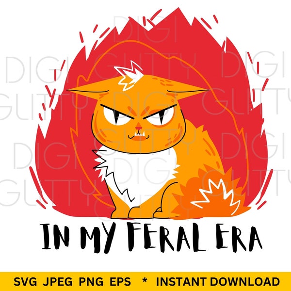 Feral Fox Svg - Etsy Australia