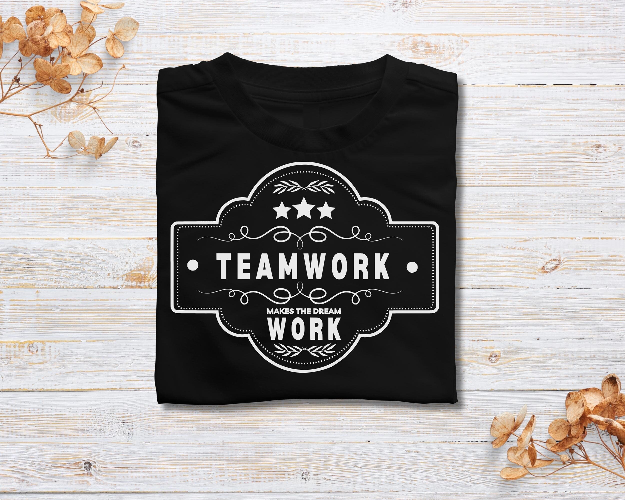 Teamwork SVG, Inspirational Typography Design, Cut File for Cricut ...