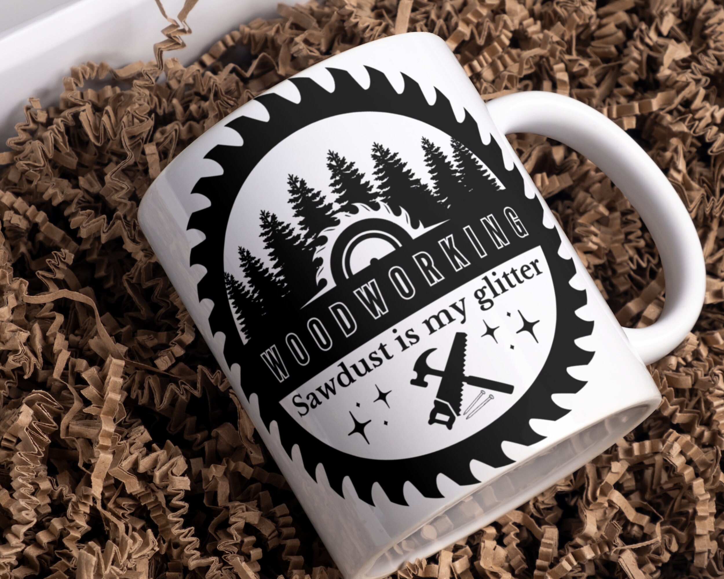 Woodworking SVG With Quote sawdust is My Glitter, Design for ...
