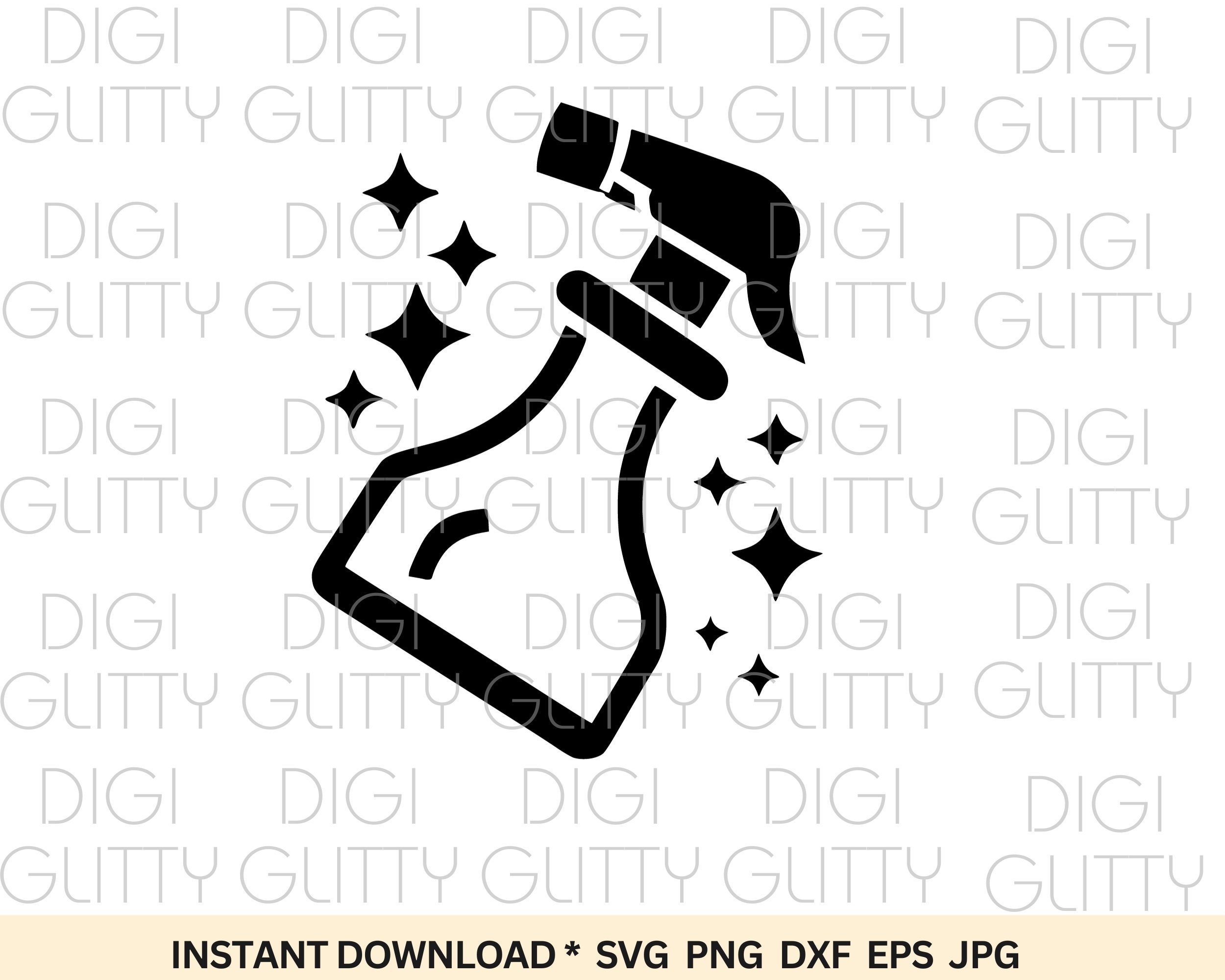 Cleaning SVG Icon Bundle, Clean Clipart, 11 Cut Files for Cricut ...