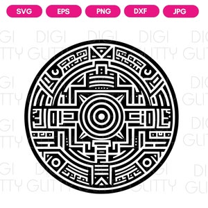 Aztec SVG Bundle, Set of 6 Southwestern Vectors, Cut Files for Cricut ...