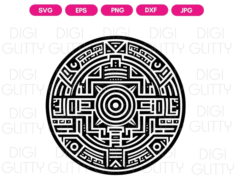 Aztec SVG Bundle, Set of 6 Southwestern Vectors, Cut Files for Cricut ...
