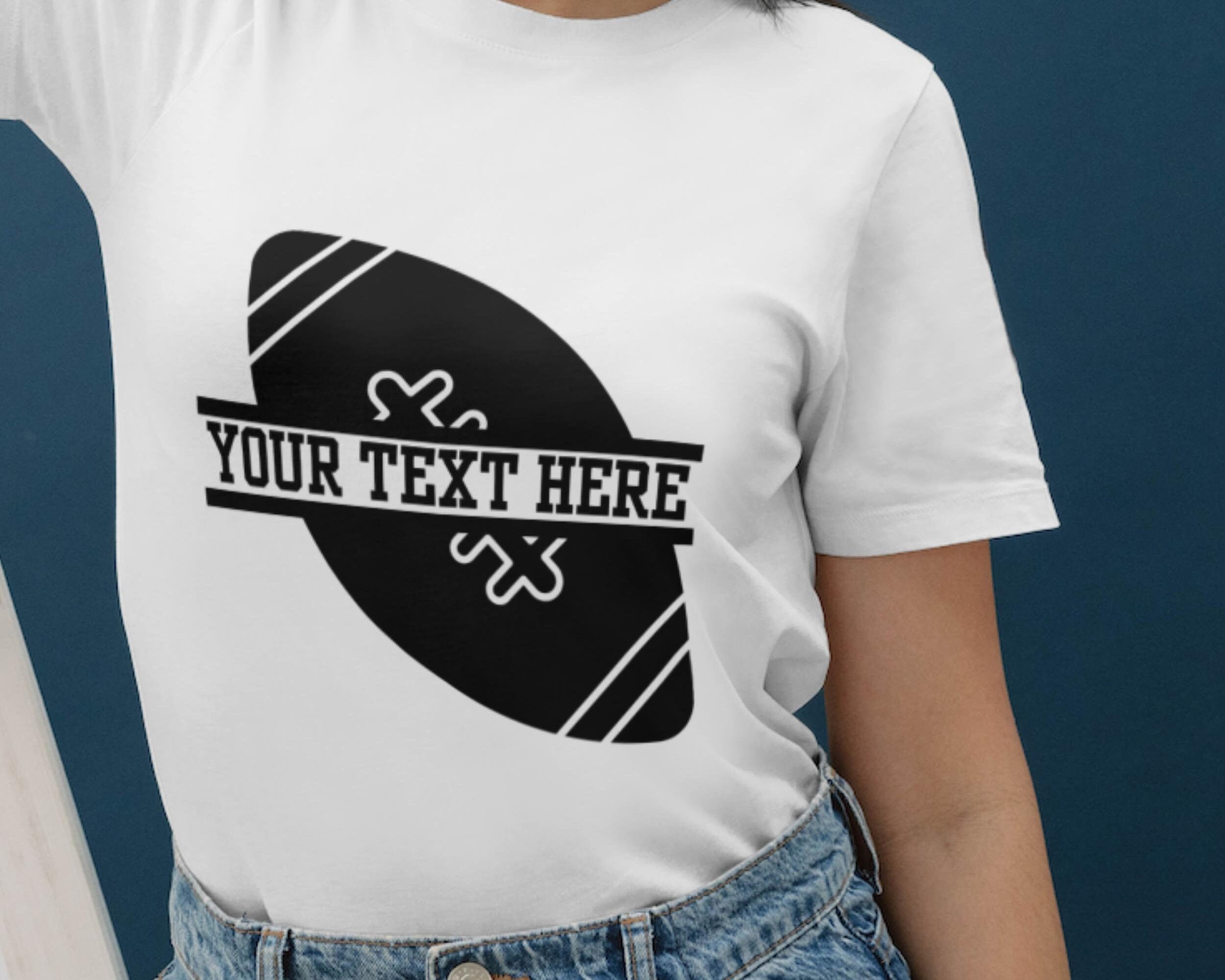 Football Split Design Svg Bundle, Set of 3 Colors, American Football ...