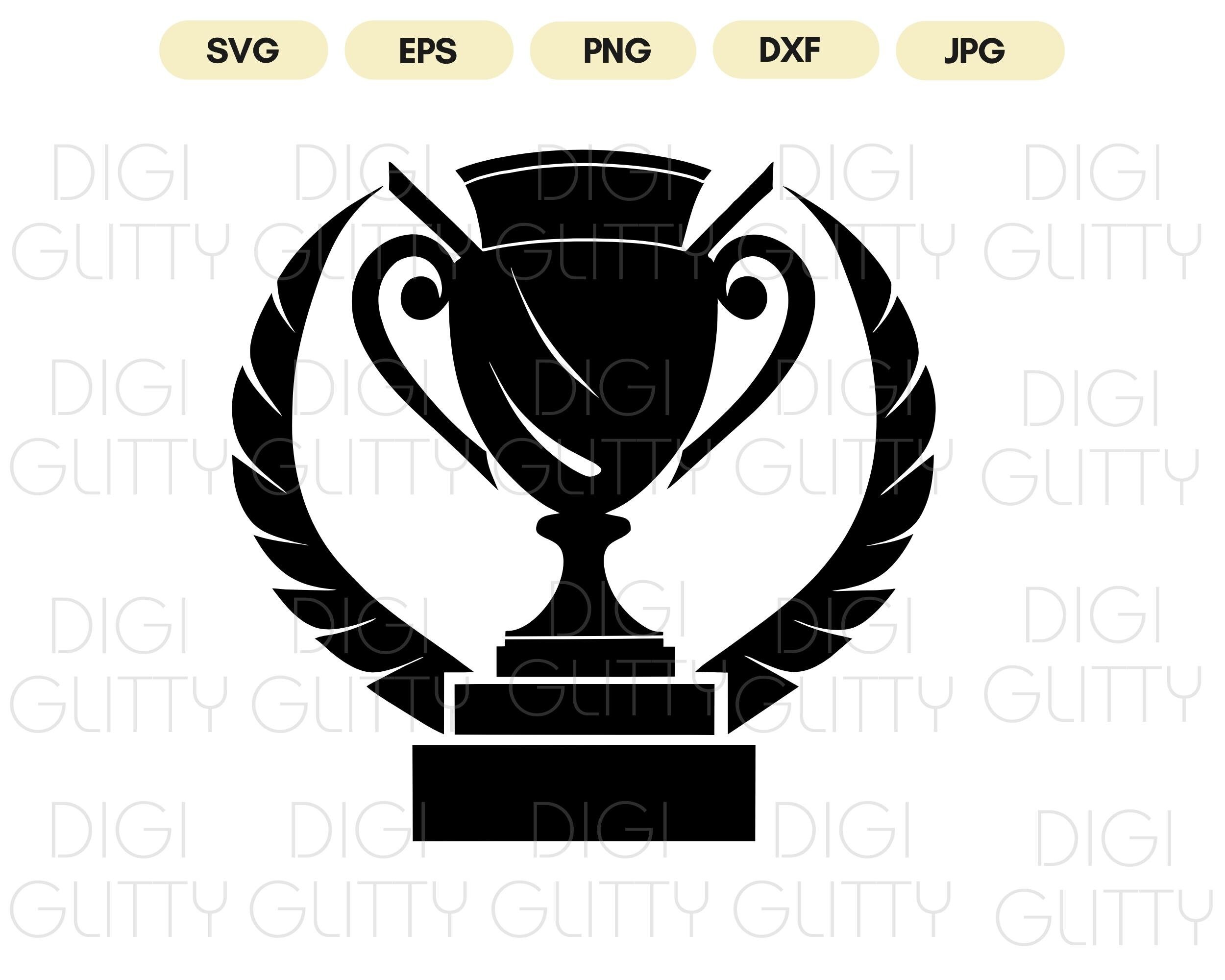 Trophy Cut File Bundle, 11 Svg Designs for Cricut and Silhouette ...