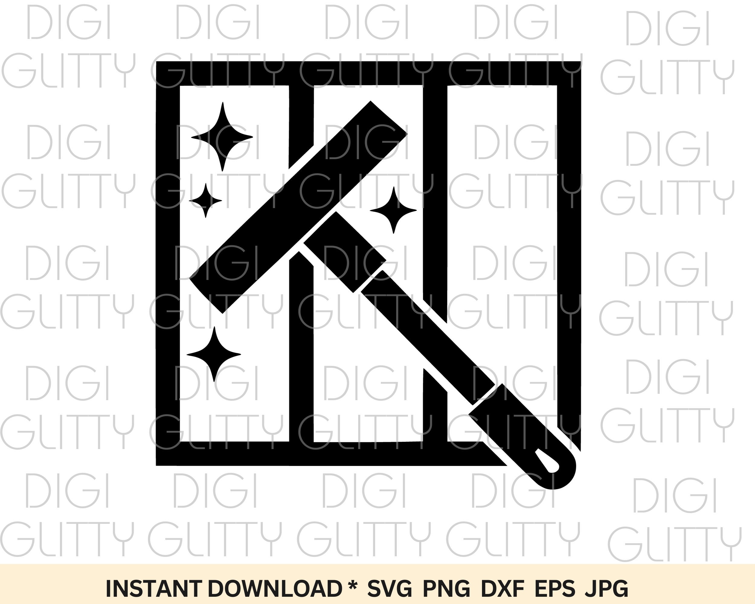 Cleaning SVG Icon Bundle, Clean Clipart, 11 Cut Files for Cricut ...
