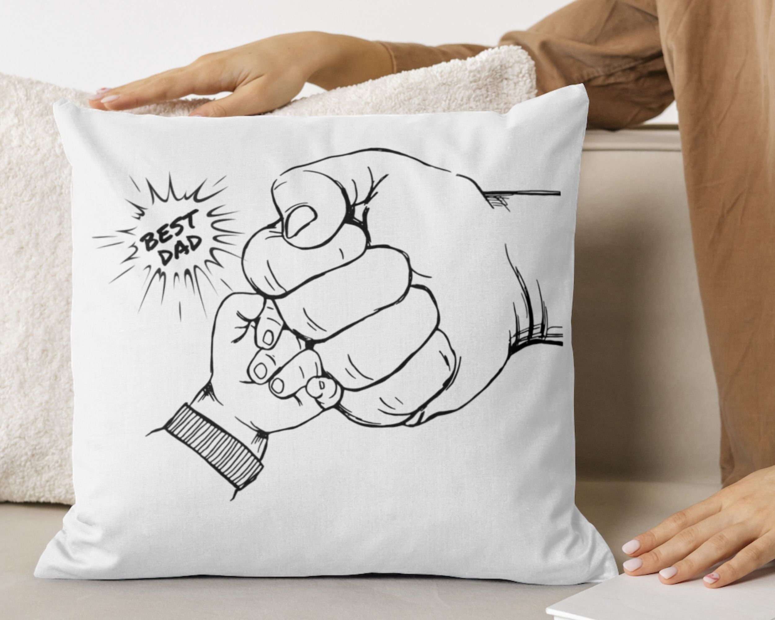 Mejor papá svg, día del padre png, diseño de arte de línea de golpe de ...
