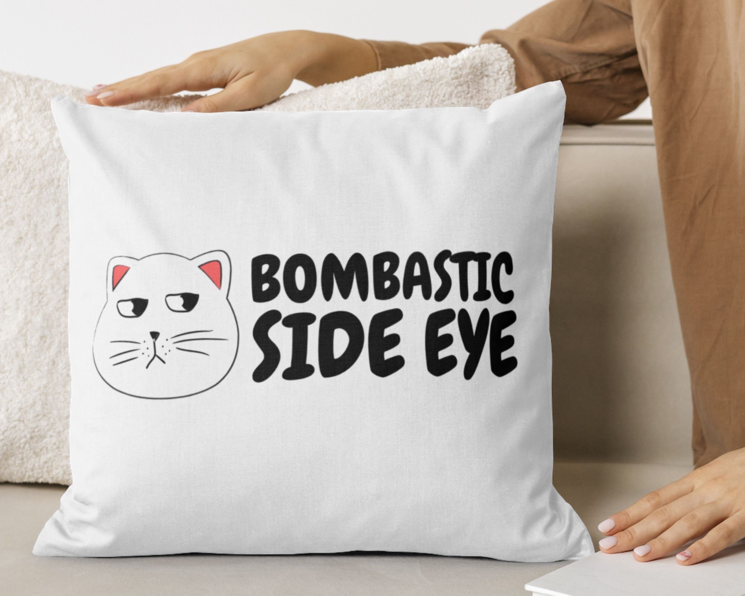 Bombastic Side Eye Sublimation Png Svg, Cat Side-eye Clipart, Instant ...