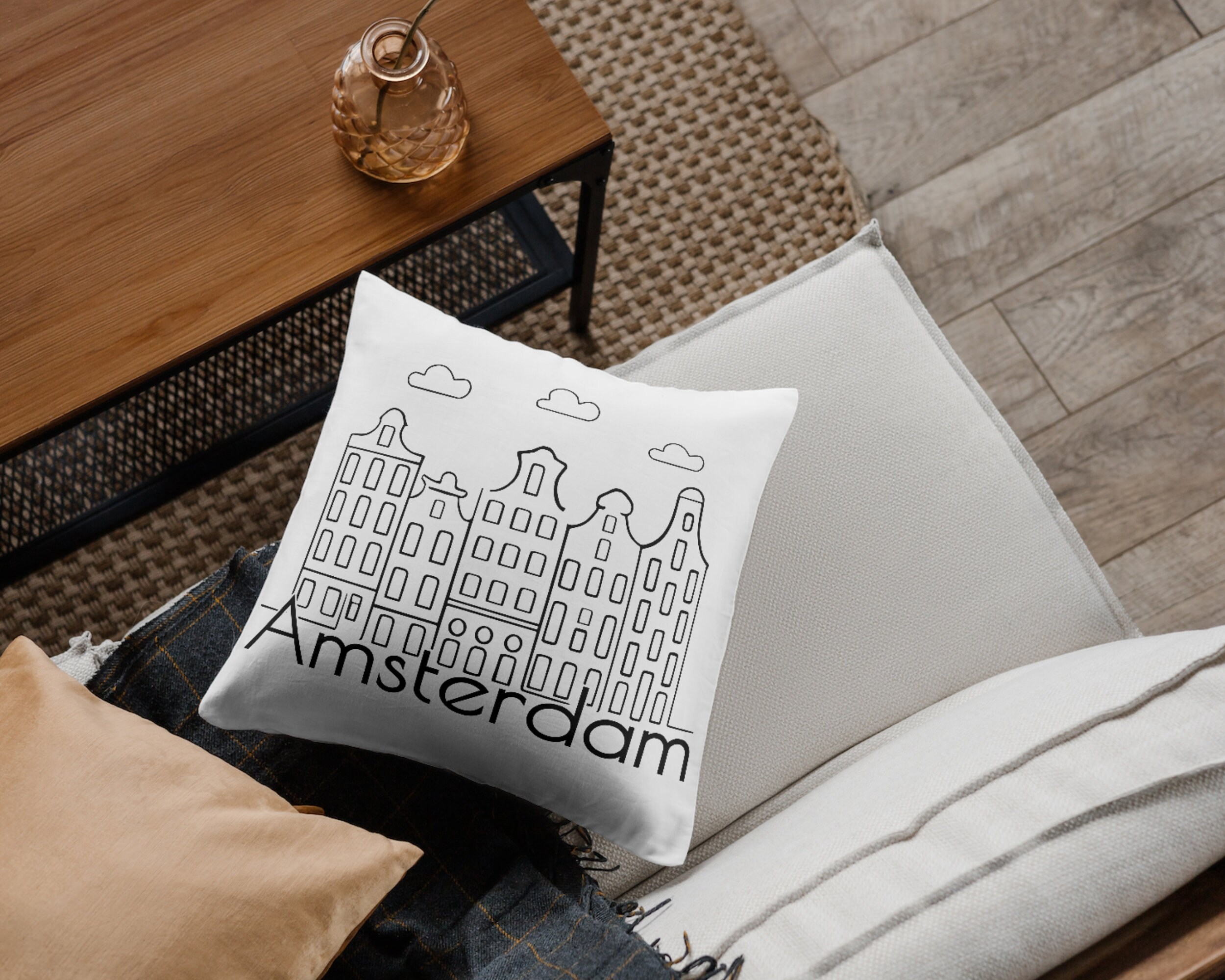Amsterdam Dutch Houses SVG Digital Design for Sublimation - Etsy