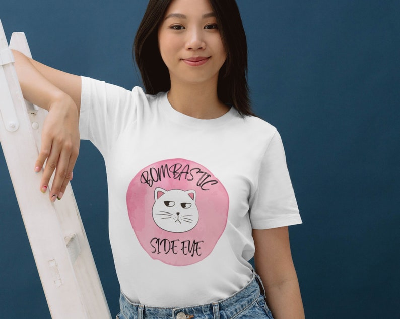 Bombastic Side Eye Design Png. Cat With Side Eye Sublimation - Etsy